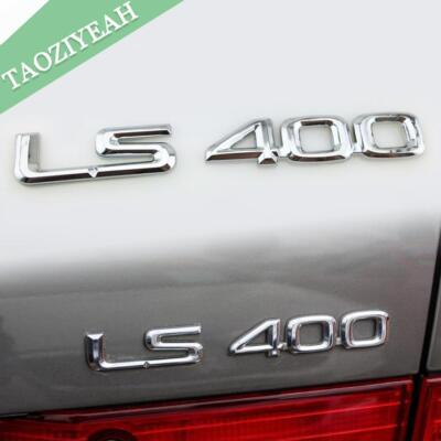1995-2000 LS400 LS 400 Chrome Car Emblem Rear Trunk Badge Nameplate ...