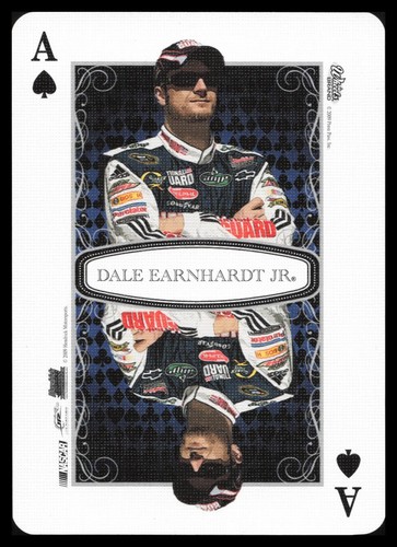 2009 Wheels Main Event Playing Cards Blue #Ace of Spades Dale Earnhardt ...