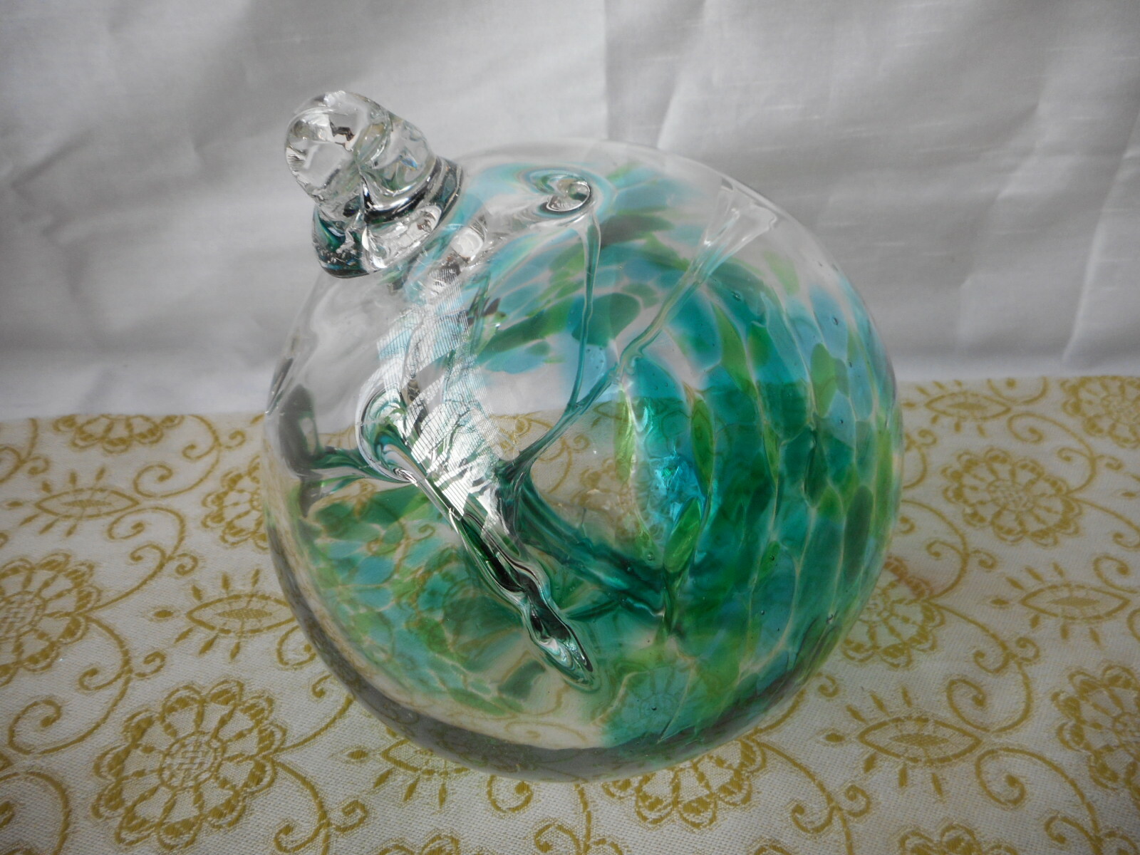 Kitras Art Glass Hand Blow Ornament-Tree Of Enchantment-SPRING Large 6 ...