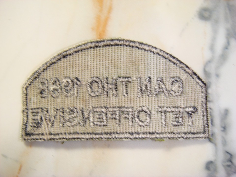 CAN THO PROVINCE TET OFFENSIVE 1968, VIETNAM WAR PATCH | eBay