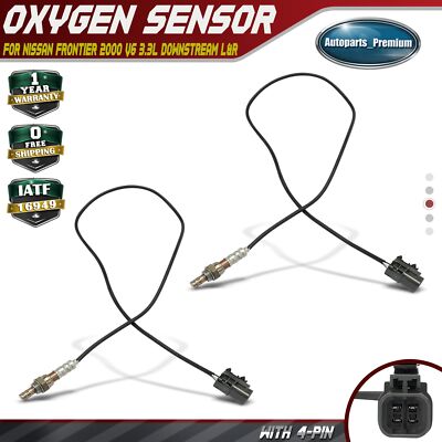 2x Downstream Left & Right O2 Oxygen Sensors for Nissan Frontier 2000 ...