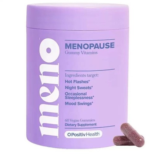OPositiv Health Meno Menopause Gummy Vitamins 60Vegan Gummies Dietary ...
