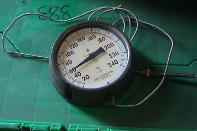 Ashcroft Gas Actuated Temperature Gauge 20/240 | eBay