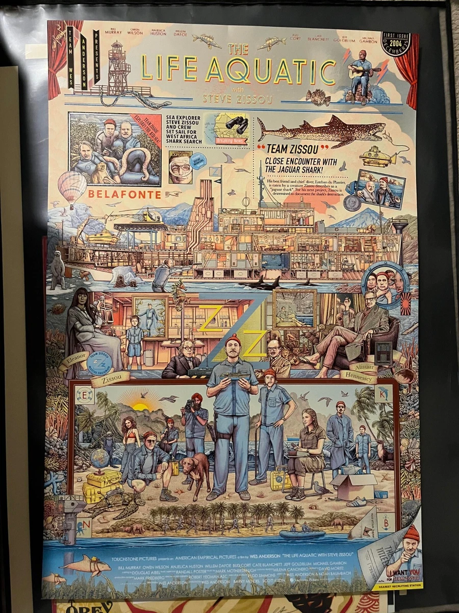 Life Aquatic With Steve Zissou Art