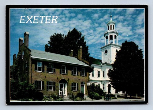 Historical Society Building Exeter N.H. Postcard N.H. to Mass. 1989 ...