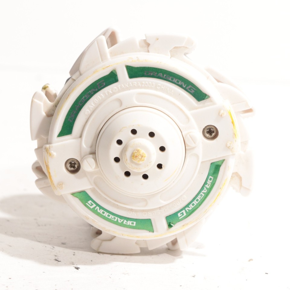 White Electronic Dragoon G Beyblade Hasbro V Force - US Seller | eBay