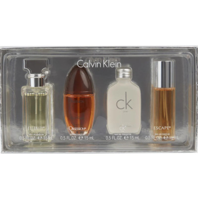 Calvin Klein 4 Piece Mini Set Eternity, Escape,CK One,Obsession Women ...