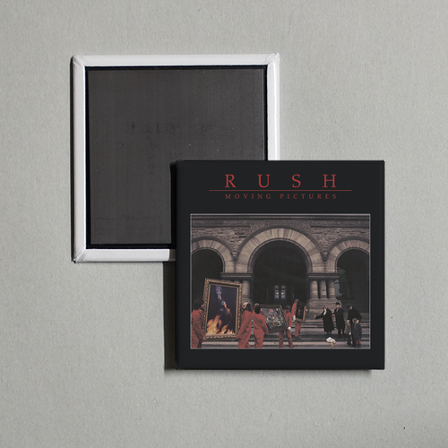 Rush - Moving Pictures (2011 Remaster) Album Cover Locker Fridge Magnet ...