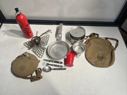 MSR WhisperLite Compact Multi-fuel Camping Stove + Palco Boy Scout Mess ...