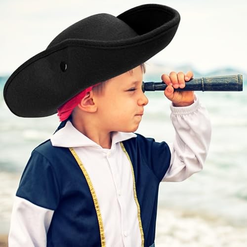 Pirate Hat for Men Women,Pirate Costume Accessories Hat,Colonial ...