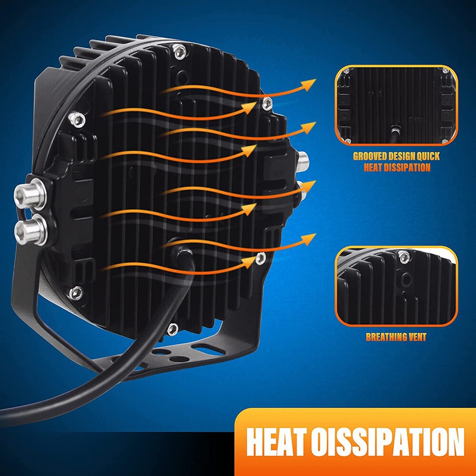 5 inch 7 inch LED Work Light Pods Spot Flood Combo Fog Lamp Offroad ...