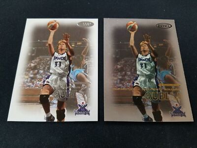 2000 HEATHER QUELLA x2 Dominion Extra Fleer Skybox Sacramento Monarchs ...