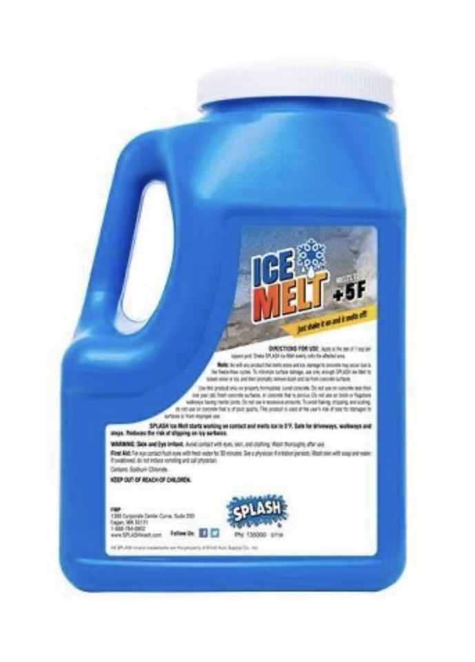 Splash Ice Melt, 12 pounds, 5.4 kg, Ice & Snow Melt 73926350009| eBay