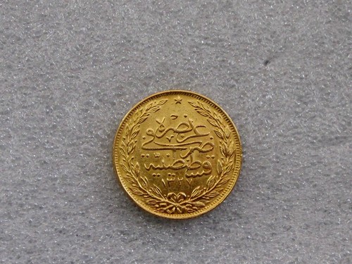 1909 Turkey 100 Kurush Gold Coin (1327 AH) Luster AU+ | eBay