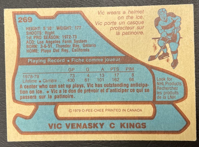 1979-80 O-Pee-Chee - #269 Vic Venasky for sale online | eBay