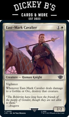 Magic: The Gathering Universes Beyond LOTR #9 East-Mark Cavalier 4X ...