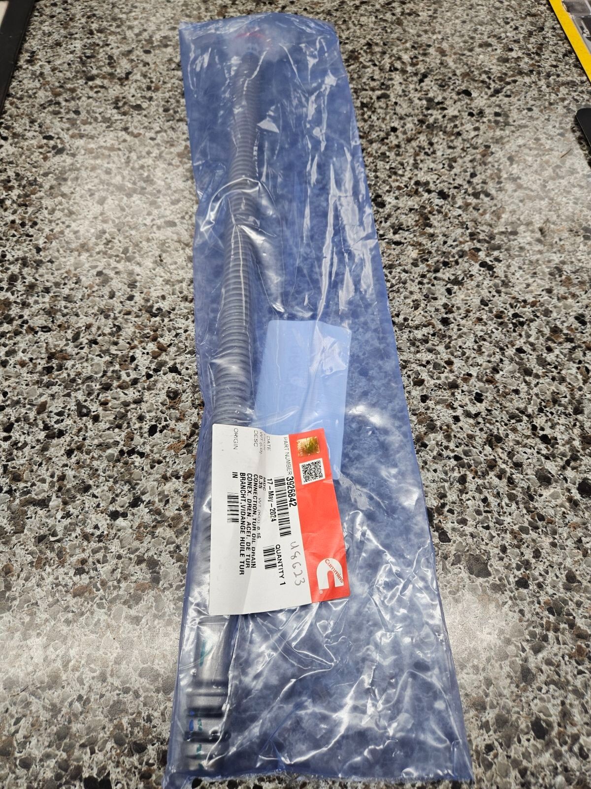 CUMMINS TURBO OIL RETURN TUBE 3926842 | eBay