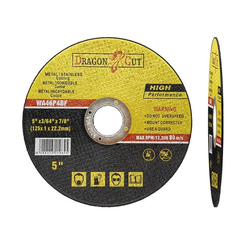 200pcs 125mmx1mm ULTRA THIN METAL CUTTING BLADE DISC FOR STEEL ...