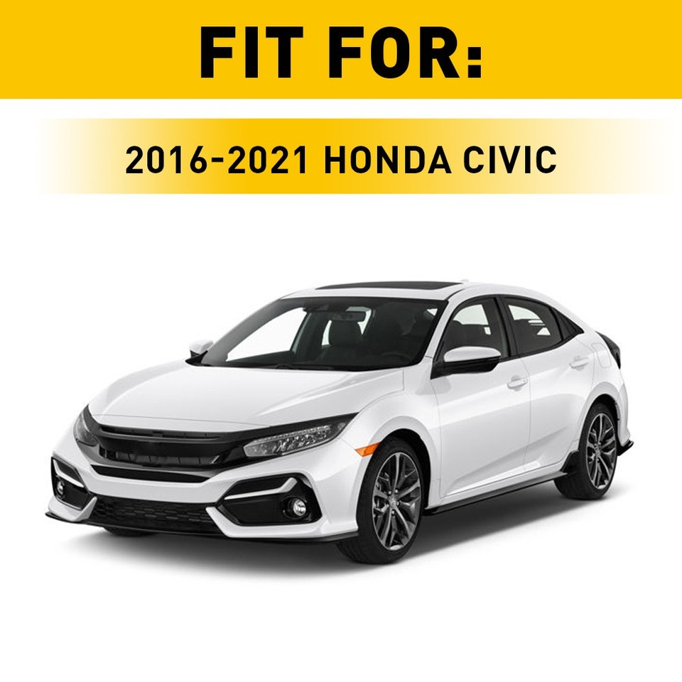 For Honda Civic 2016-2021 Interior Central Armrest Panel Box Carbon ...