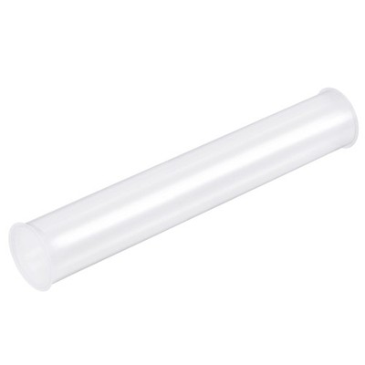 Clear Storage Tube Small Plastic Round Tubing with Caps Rigid Bottle ...