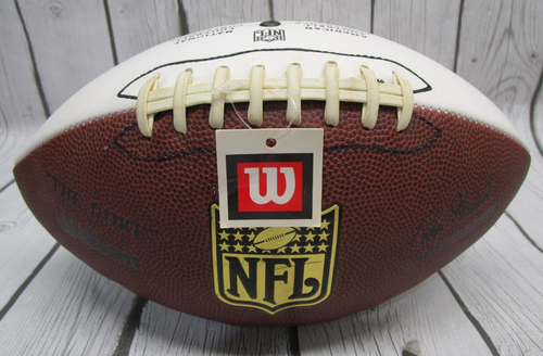 Wilson NFL THE DUKE Football w/ White AUTOGRAPH Panels, with Tag #F1192 ...