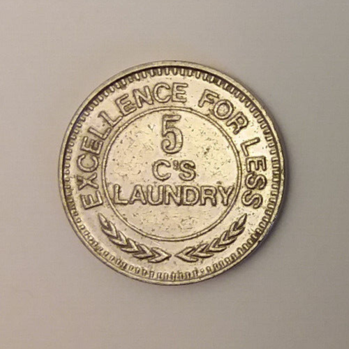 5 C's Laundry Laundromat Token 22mm | eBay