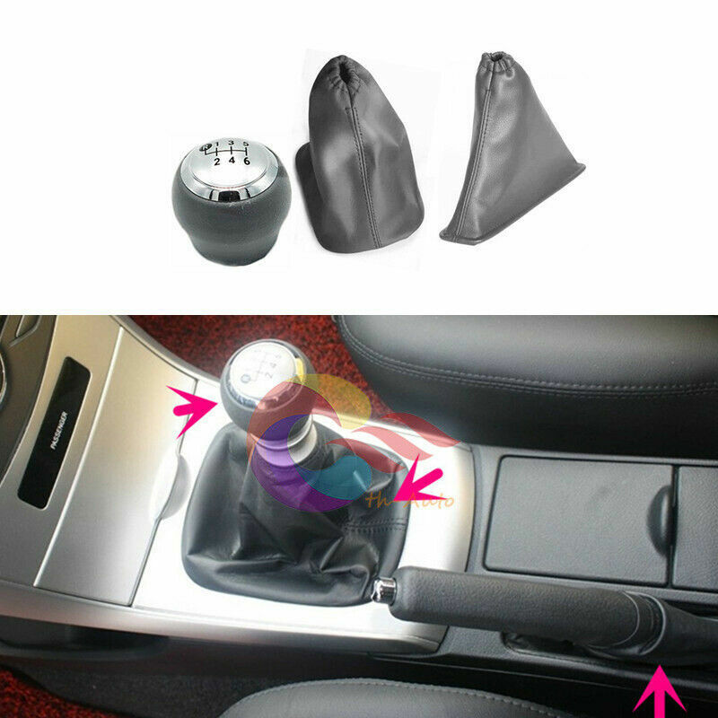 1x Gray Gear Shift Knob + Gear Shift / Hand Brake Hole Boot For Corolla ...