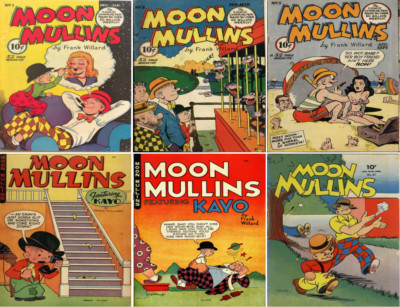 1938 - 1949 Moon Mullins Comic Book Package - 7 eBooks on CD | eBay