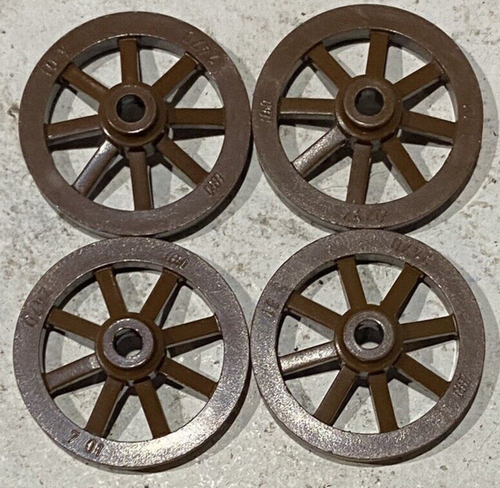Vintage Lego Brown Small Wagon Cart Wheel Parts X4 Lot Castle 2470 | eBay