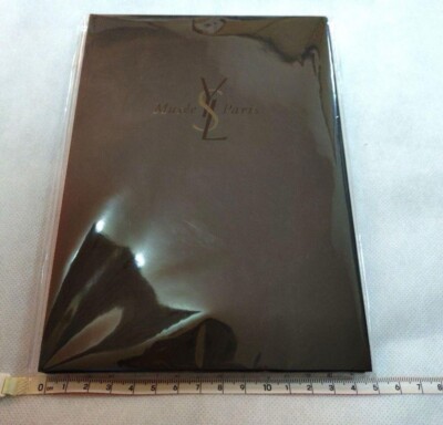 Yves Saint Laurent YSL Notebook Black From Japan | eBay