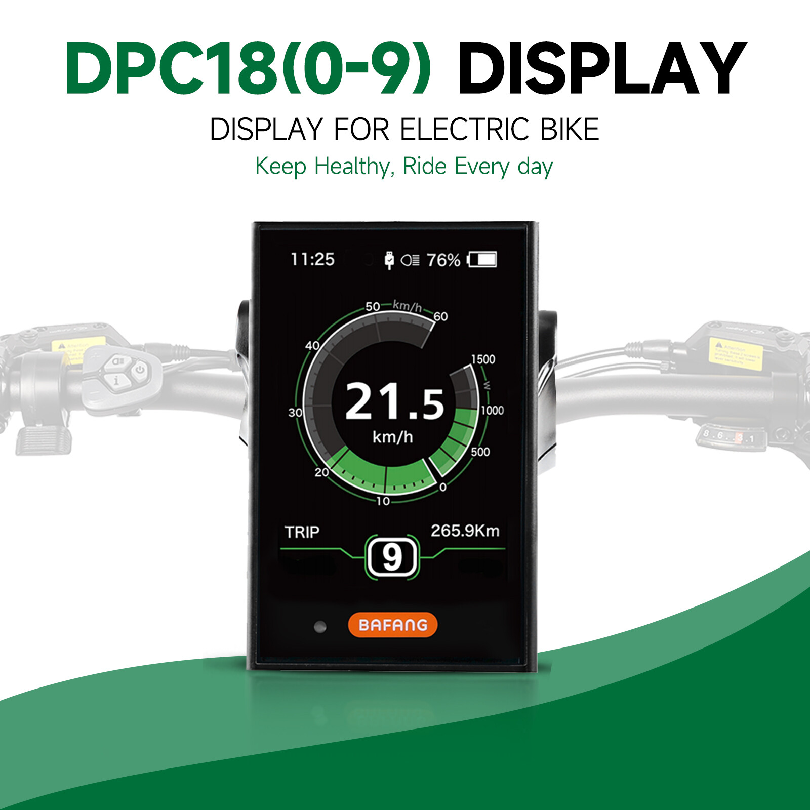 BAFANG P860ML 500C Display For Electric Bike Mid Drive Motor BBS01 ...