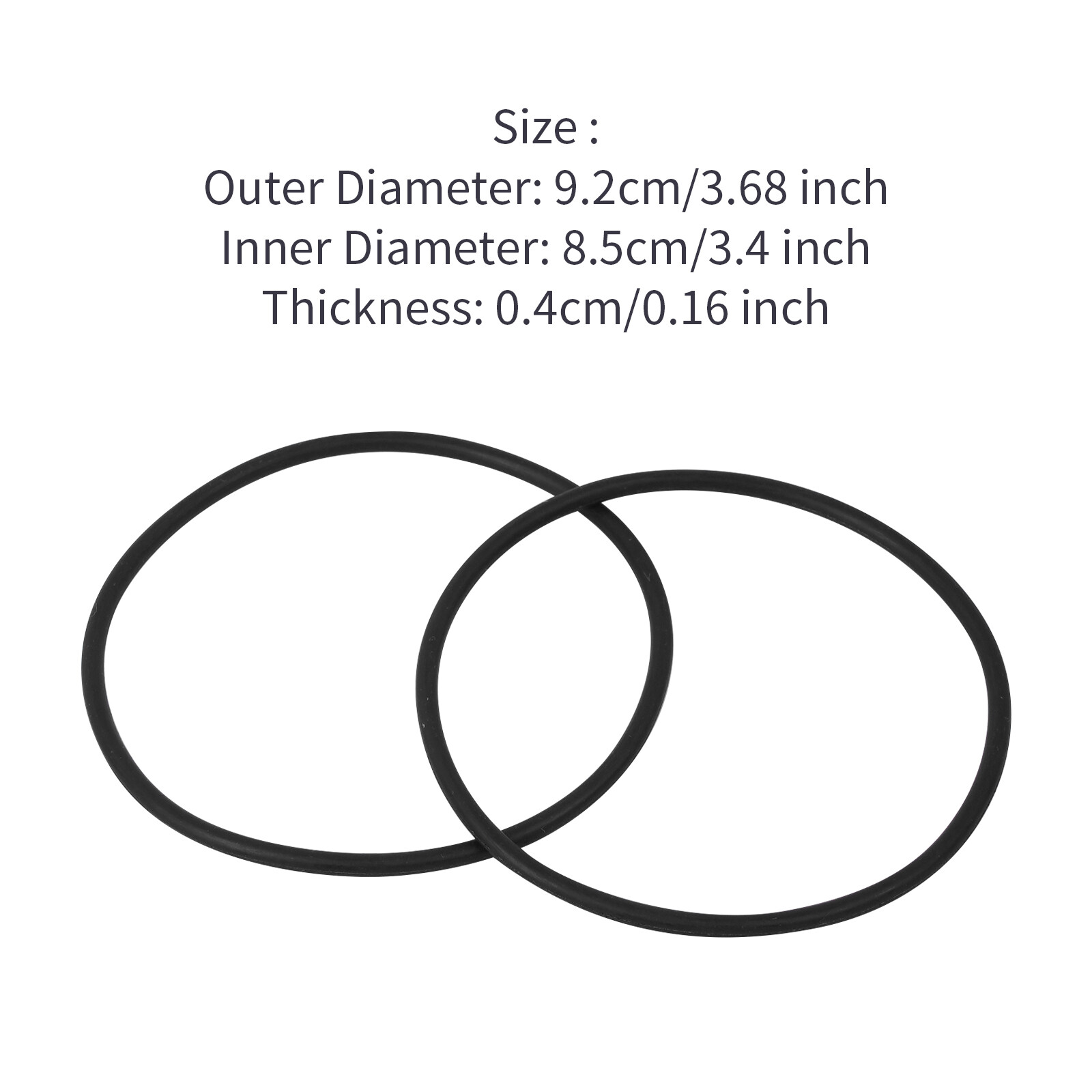 10x Rubber Gaskets Leak-Proof Water Filters Seals for Universal_10Inch ...