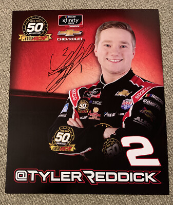 Tyler Reddick Signed 2019 RCR 50th Anniversary Postcard NASCAR Hero ...