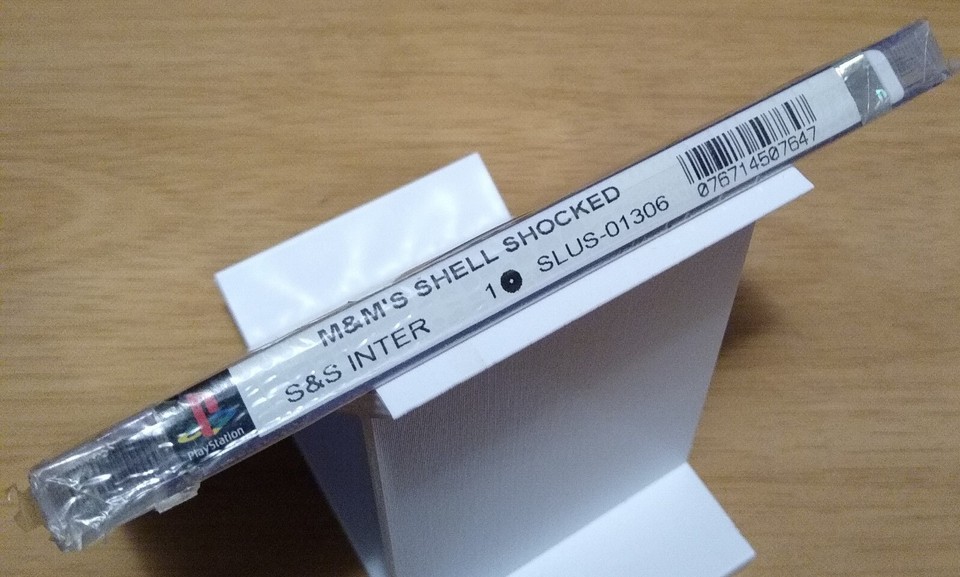 New Sealed M&M's: Shell Shocked Sony Playstation 1 PS1 With Hang Tab ...