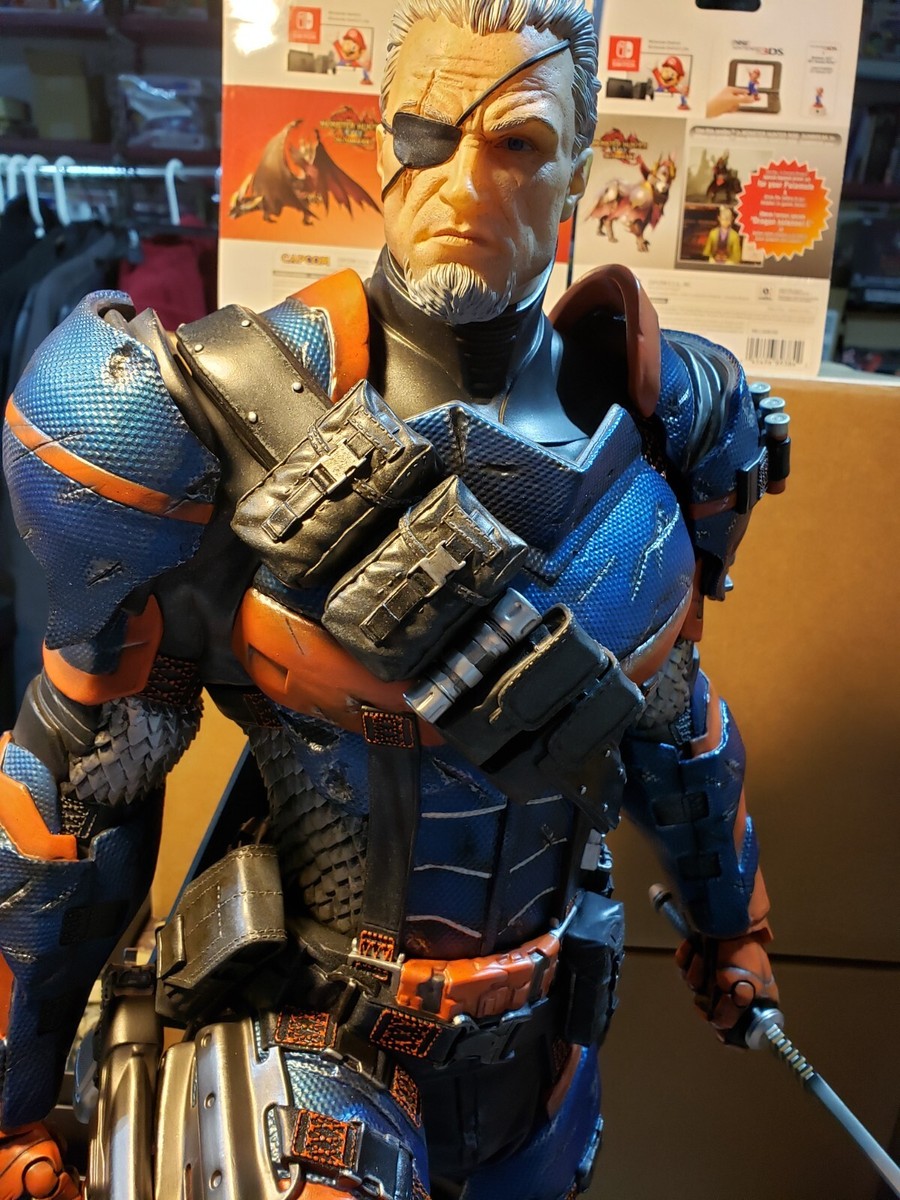 Deathstroke Unmasked Arkham Origins Prime 1 Studio DeathStroke 1/3