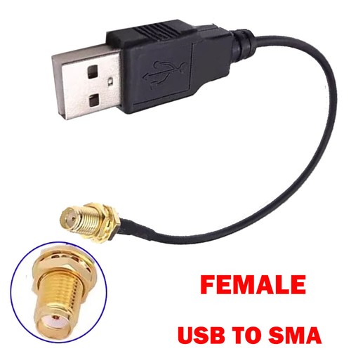 1PC RG174 SMA Female To USB Computer Data Coax Cord Cable Connector ...