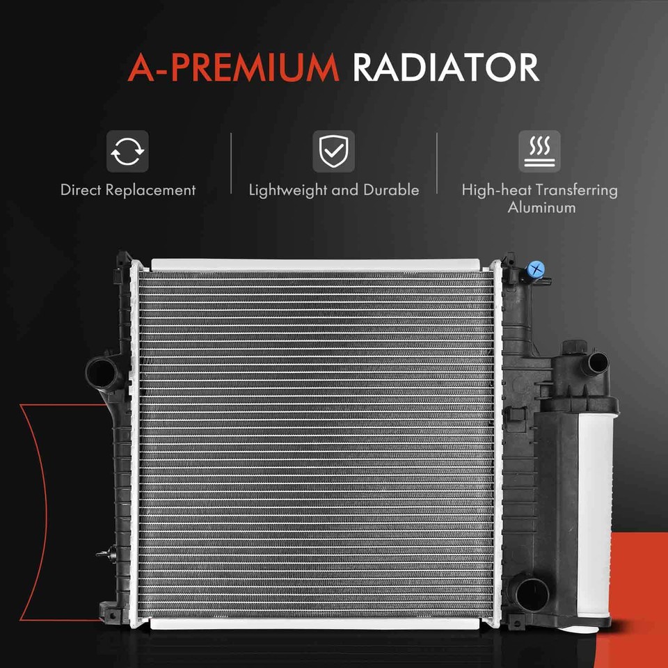 Radiator for BMW E30 E36 318i 318is 1991-1999 318ti Z3 Manual Trans ...