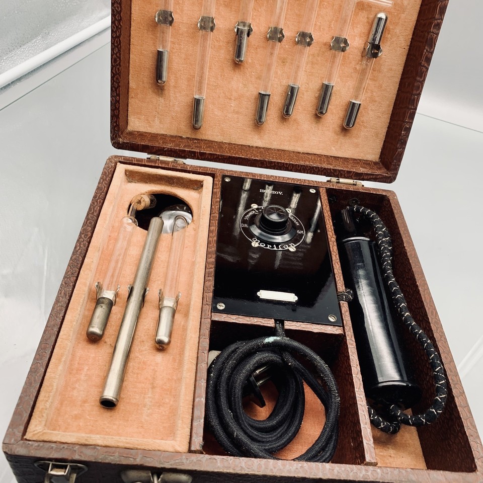 8 x violet wand NORISAN Reizstrom electrodes Hochfrequenz Tesla ray ...