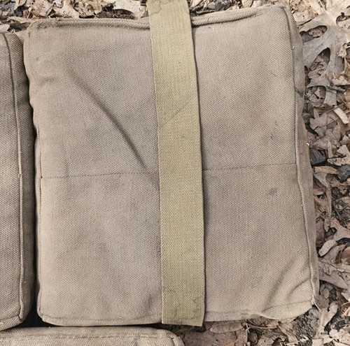 Set of 3 Vintage Baseball Bases - Canvas, Leather, Straw Filled w ...