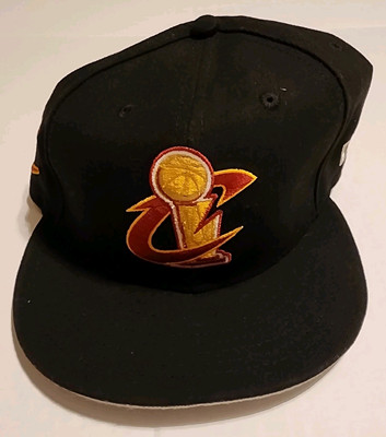 New Era Cavaliers 9Fifty Snapback Hat Cap Championship Black Cleveland ...