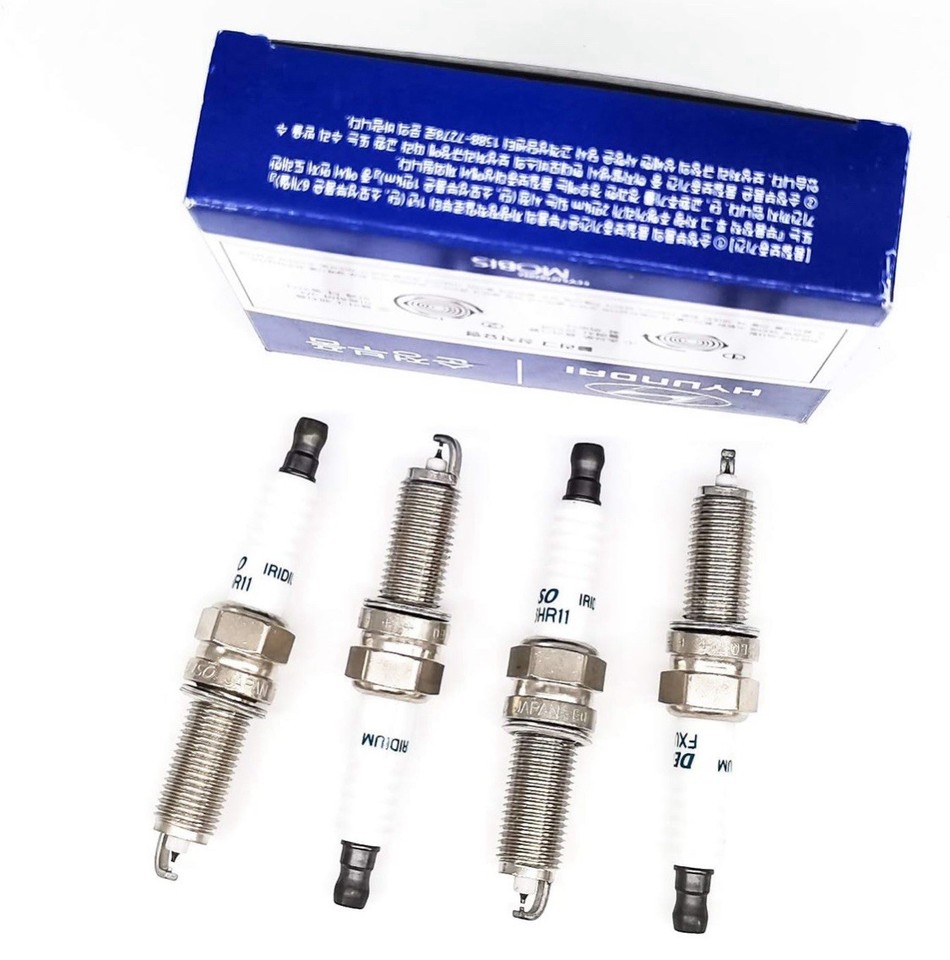 OEM Genuine Iridium Spark Plugs 1884711160 QTY:4 for Hyundai Sonata ...