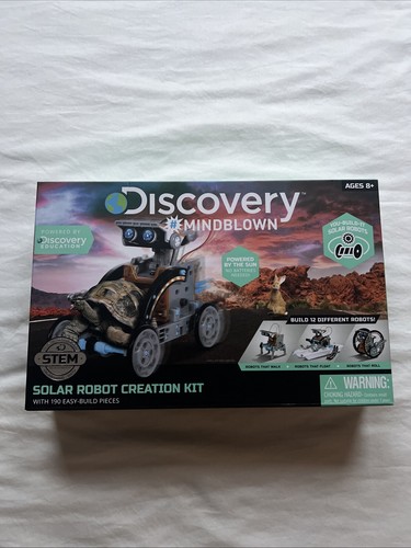 Discovery Mindblown Solar Robot Creation Kit Stem Learning DIY New Open ...