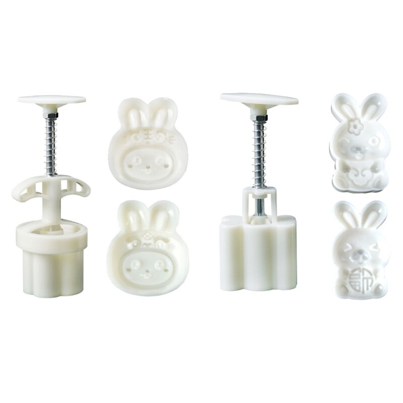 DIY Mooncake Moulds Rabbit Shaped Baking Mooncake Tool for Mid-Autumn ...