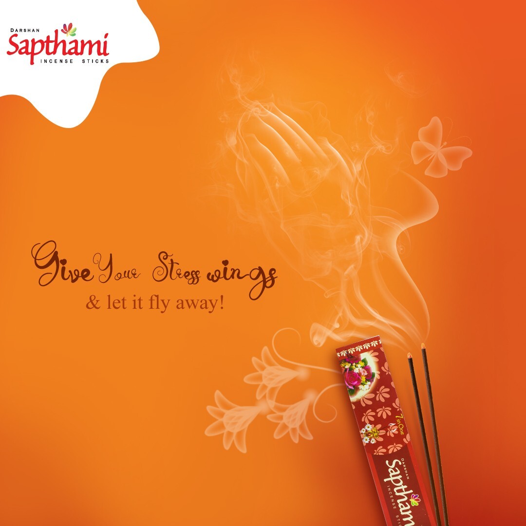 Incense Sticks Sapthami Natural Fragrance Genuine Box One Traditional ...