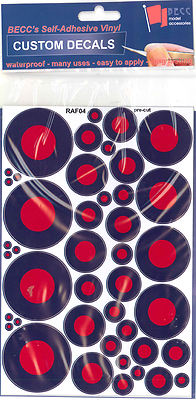 RAF Roundels low vis (Blue, Red) RAF Roundels Multi Pack (RAF04) | eBay UK