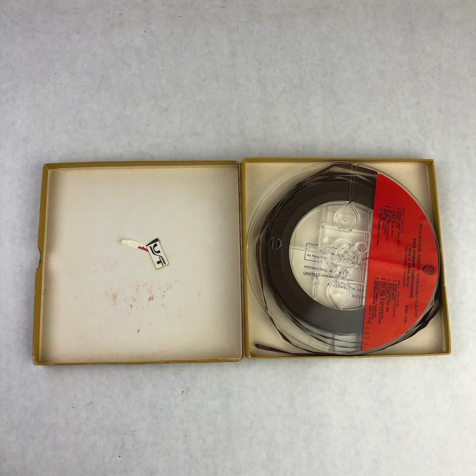 Folk Swingin Harpsichord 12 String Guitar Sidewalk Singer 4Track Reel ...