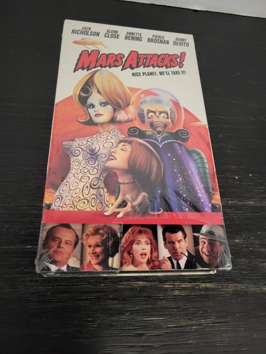 Mars Attacks VHS (1997) New Sealed - Warner Home Video Original | eBay
