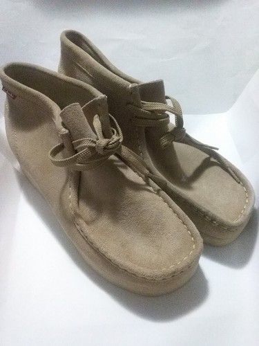 Clarks 78733 Stinson men's tan suede leather chukka boots Sz8 US dr13 ...