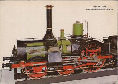Railway Transport Postcard-Adler 1854 Maschinebaugesellsschaft ...