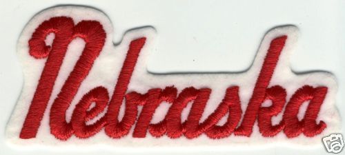 NEBRASKA CORNHUSKERS NCAA COLLEGE 4.75" SCRIPT PATCH VERSION 1 | eBay